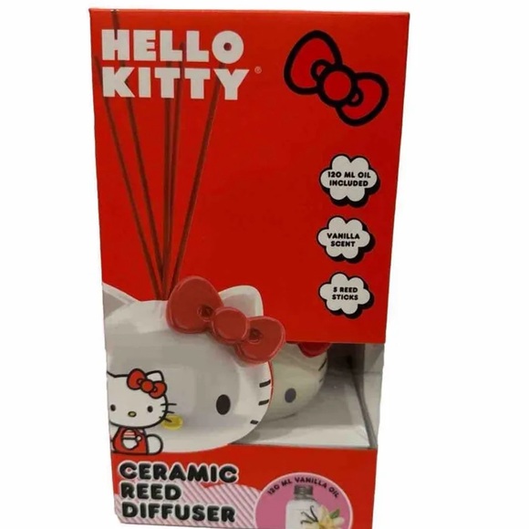 Hello Kitty | Other | Hello Kitty Diffuser Ceramic Red Vanilla Scent ...